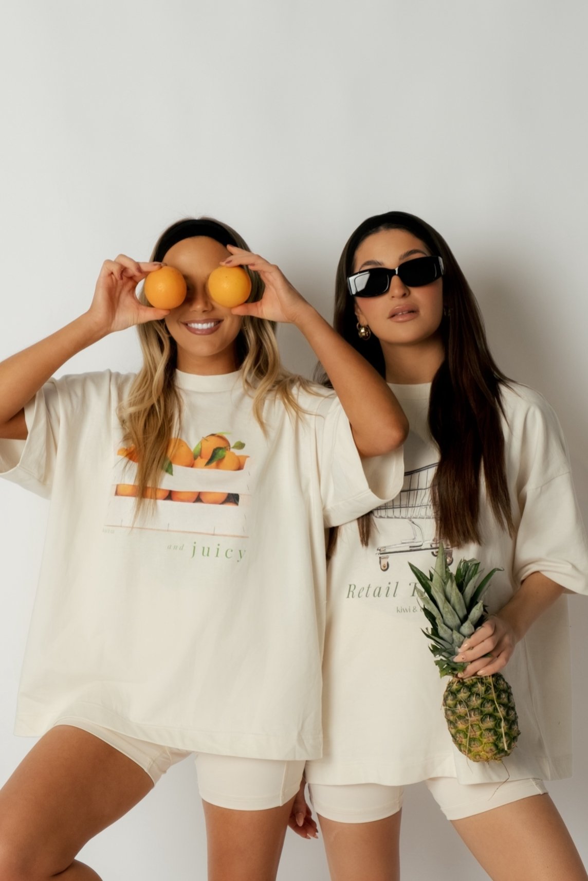 Fresh & Fruity Oversized Tee – Kiwi & Co